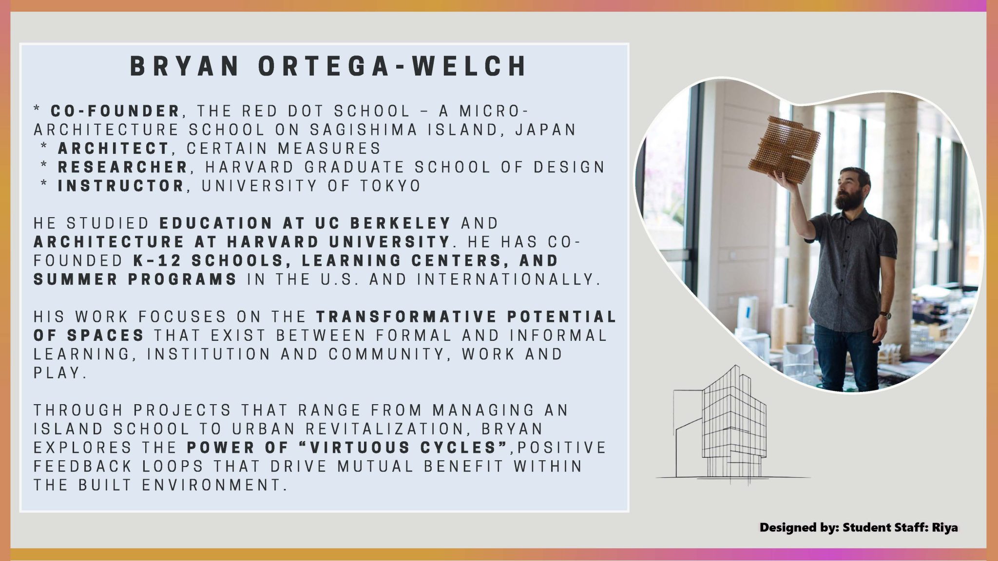 【Fri. July.25 Evening Loung】Mr. Bryan Ortega-Welch - EIKEI UNIVERSITY OF HIROSHIMA(Japan)